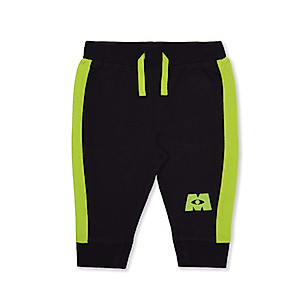 Disney Monsters Inc Boys’ Mike or Sully Short Sleeve Bodysuit and Jogger Pants Set for Newborn and Infant