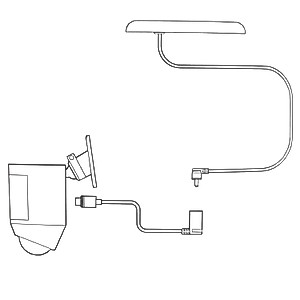 dosili Solar Panel Compatible with Ring, 6W for Stick Up Cam, Stick Up Cam Pro, Spotlight Cam Plus, Spotlight Cam Pro - Black
