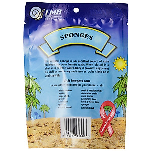 Florida Marine Research SFM33336 3-Pack Natural Small Animal Sponge