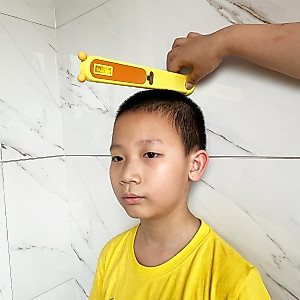 Smart Digital Height Measurement Tool Scale for Kids, Portable Infrared Body Height Stadiometer Measurement for Wall, Handheld Cordless Height Measuring Device for Children