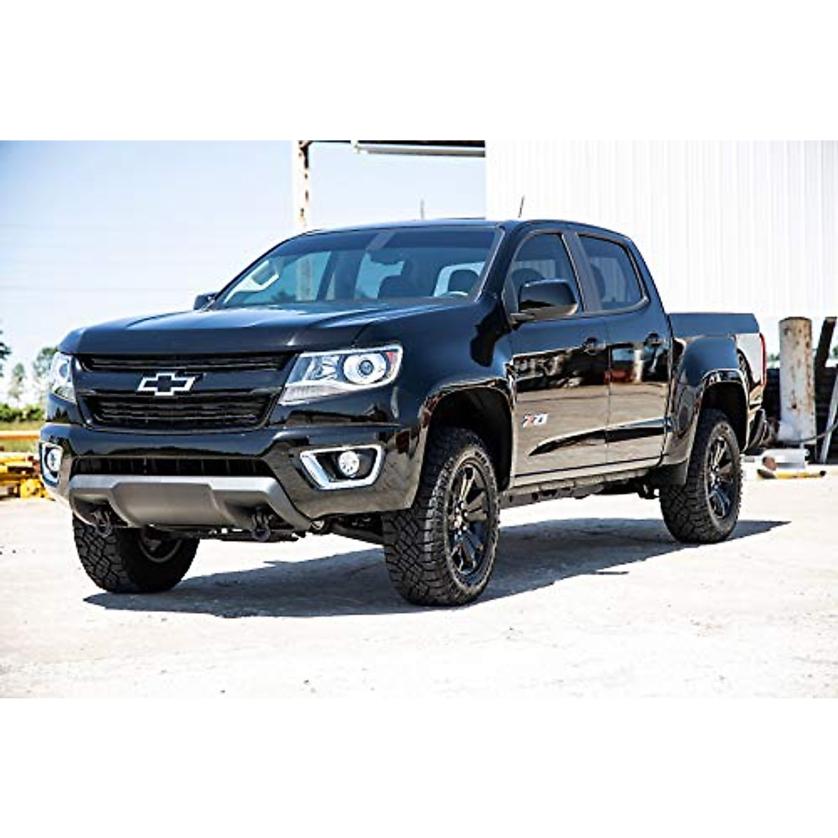 Rough Country Tow Hook Shackle Mounts for 2015-2022 Colorado/Canyon - RS166,Black