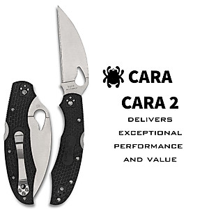 Spyderco Byrd Cara Cara 2 Wharncliffe Folding Knife (PlainEdge)
