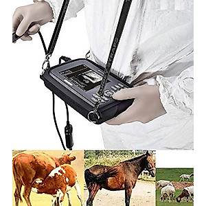 Portable Ultrasound Scanner for Veterinary,Digital PalmSmart Ultrasonic Scanner Veterinary Pregnancy V8 with Rectal Probe for Large Animals like Cattle, Horse, Camel, Equine, Goat, Cow and Sheep