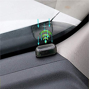 Paddsun Solar Power Car Alarm Red LED Light Anti-Theft Flash Blinking Lamp Veihicle Anti-Theft Alarm Warning System, Red