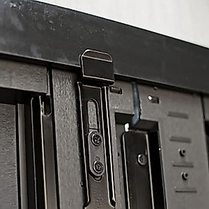 Keter Oakland 7 Foot x 7.5 Foot Outdoor Garden Tool Storage Shed Shelter with Windows, Planter Boxes, Lockable Door, and Built in Ventilation, Gray