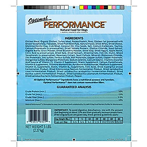 Wysong Optimal Performance Canine Formula Dry Dog Food - 5 Pound Bag