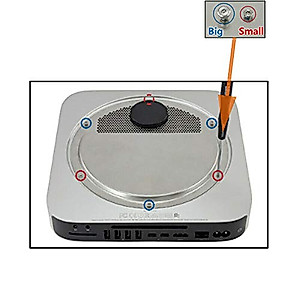 Special Security T6 Screws for Antenna Plate Cover Bottom case Replacement for Mac Mini Unibody A1347 (Late 2014) TR6 T6H TS6