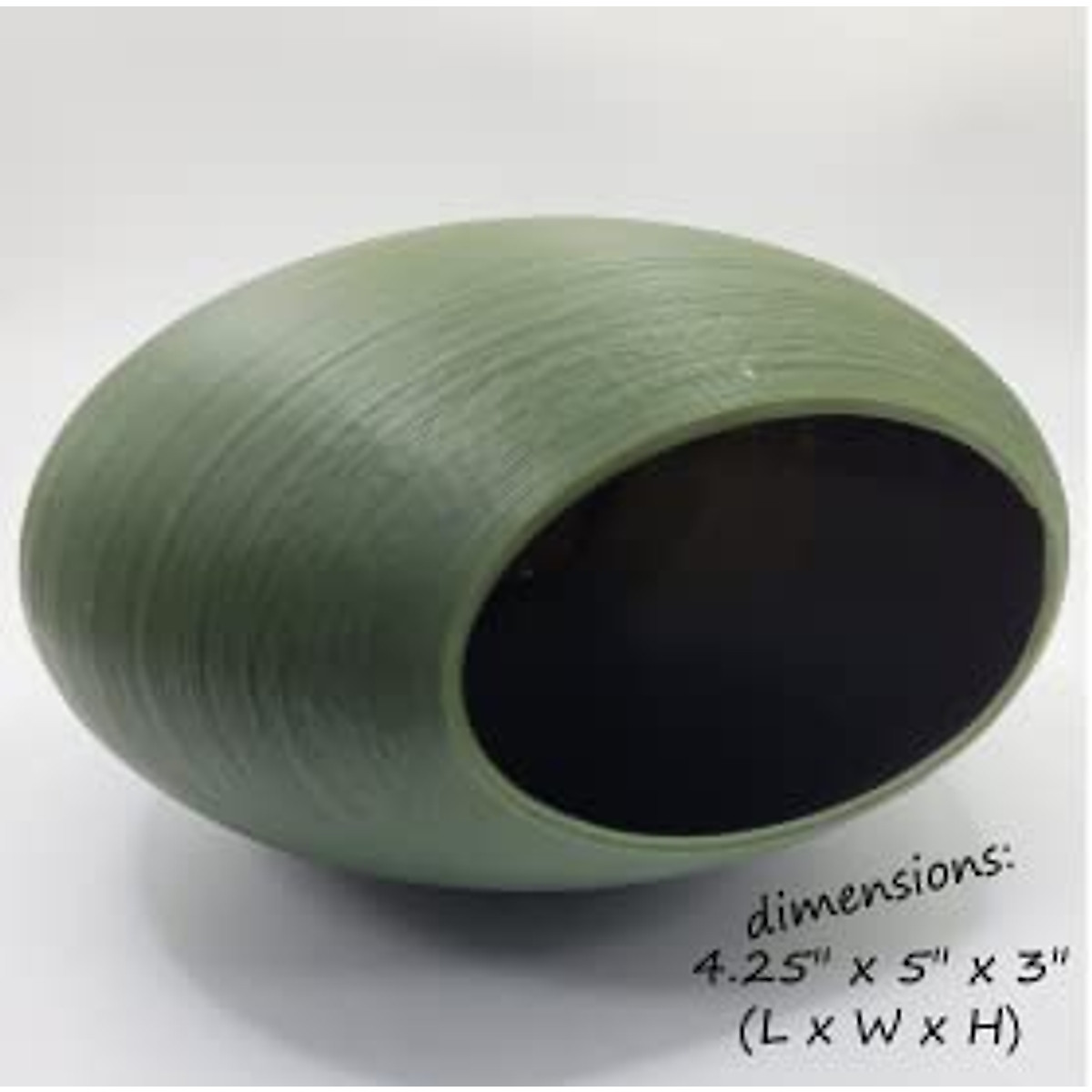 Stroodies Original Bubbleloft Hide for Arboreal Geckos | Especially Adult Cresties | Includes Suction Cups | (Olive Drab)