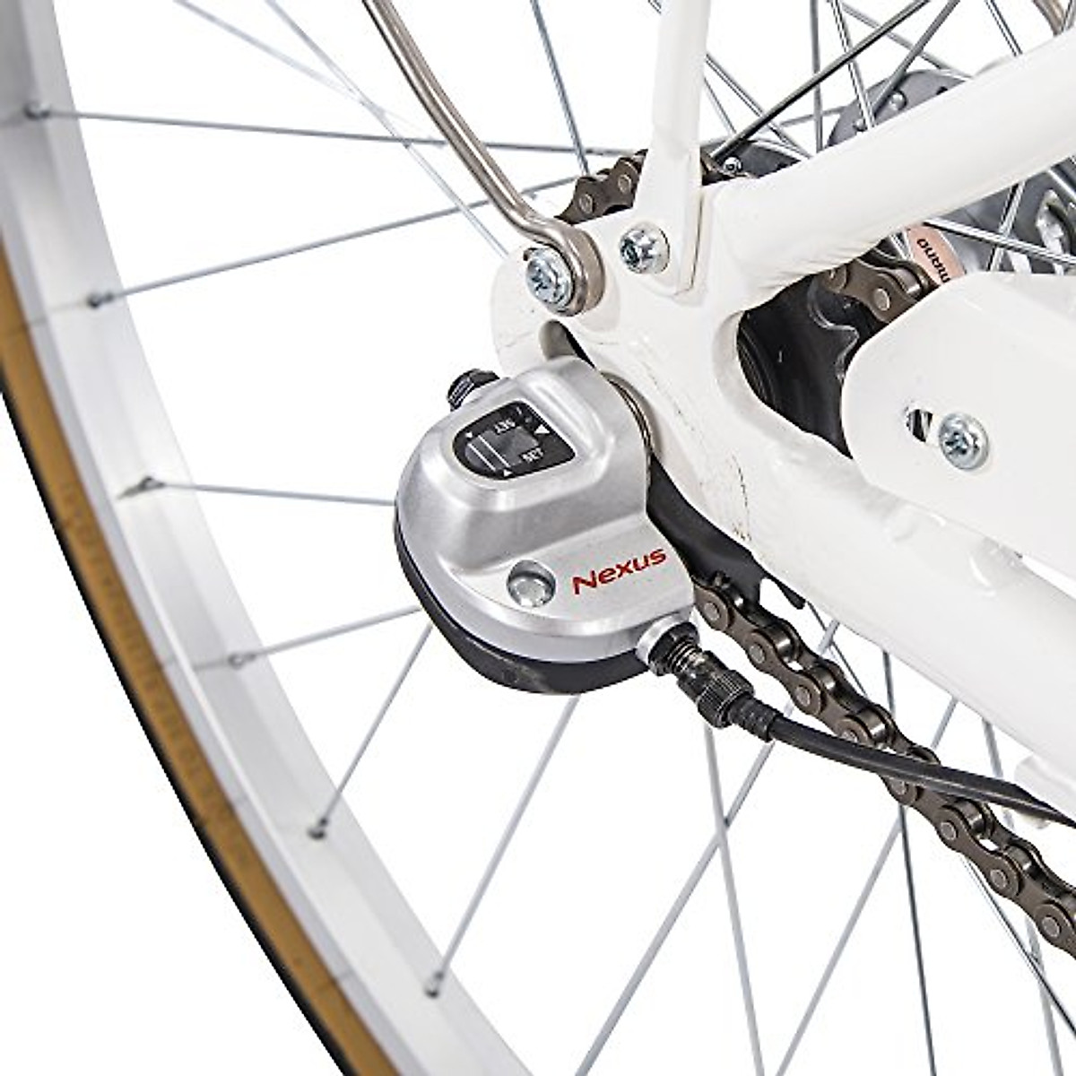 ROYCE UNION RMX 700c Womens 3-Speed Commuter Bike, 17" Aluminum Frame, White