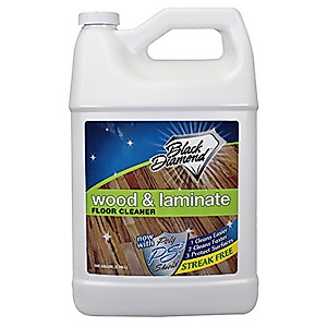 Black Diamond Stoneworks Wood & Laminate Floor Cleaner: For Hardwood, Real, Natural & Engineered Flooring –Biodegradable Safe for Cleaning All Floors