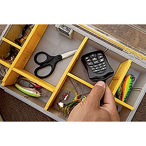 Plano Edge Flex 3700M Tackle Storage | Premium Tackle Organization with Rust Prevention | Includes 38 Flex dividers, Yellow/Gray