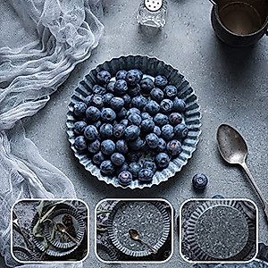 Cabilock Cutlery Tray Galvanized Serving Tray Round Farmhouse Rustic Serving Platter Fruit Food Breakfast Coffee Cupcake Dinner Tray for Kitchen Dining Room Jewlery Tray