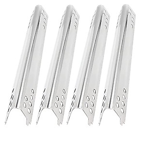 Hongso 17 Inch 4-Pack Heat Plate Tent Shield Grill Replacement Parts Kit for Charbroil Performance 475 4 Burner 463673517, 463673017, 463376018P2, 463376117 Gas Grills, G470-0004-W1,SPB1514