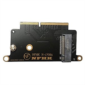 Zahara NVMe M.2 NGFF SSD Adapter Card Replacement for Book Pro A1708 2016 2017 13"