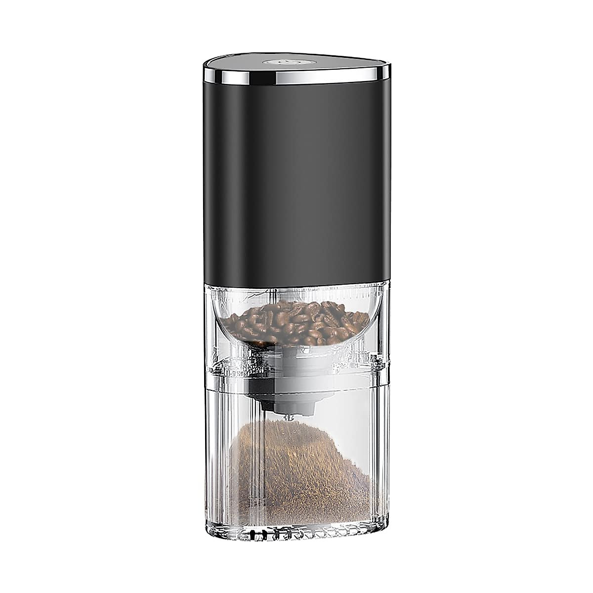 KMYC Coffee Grinder Electric Rechargeable, Bean Grinders for Espresso Coffee Maker and Spice Salt Pepper, Coarse Fine Adjustable Grinding Setting, Small Size Portable and Cordless