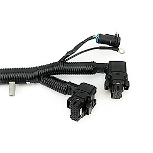 FICM Engine Fuel Injector Complete Wire Harness - Replaces Part 5C3Z9D930A, 5C3Z-9D930-A - Compatible with Ford Vehicles F250 F350 F450 F550 - Powerstroke 6.0L Diesel - 2003-2007