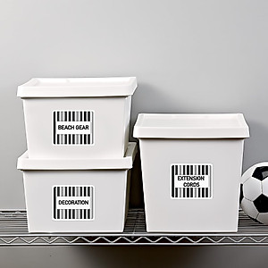 Avery Printable Shipping Labels with Sure Feed, 3-1/3" x 4", White, 1,500 Blank Mailing Labels (95940)