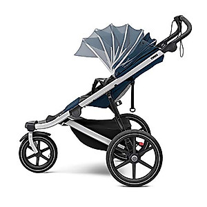 Thule Urban Glide 2 Jogging Stroller - Single Baby Stroller for Daily Strolling and Jogging - Features 5-Point Harness, Lightweight and Compact, Durable and Versatile Design for All Terrains, Blue