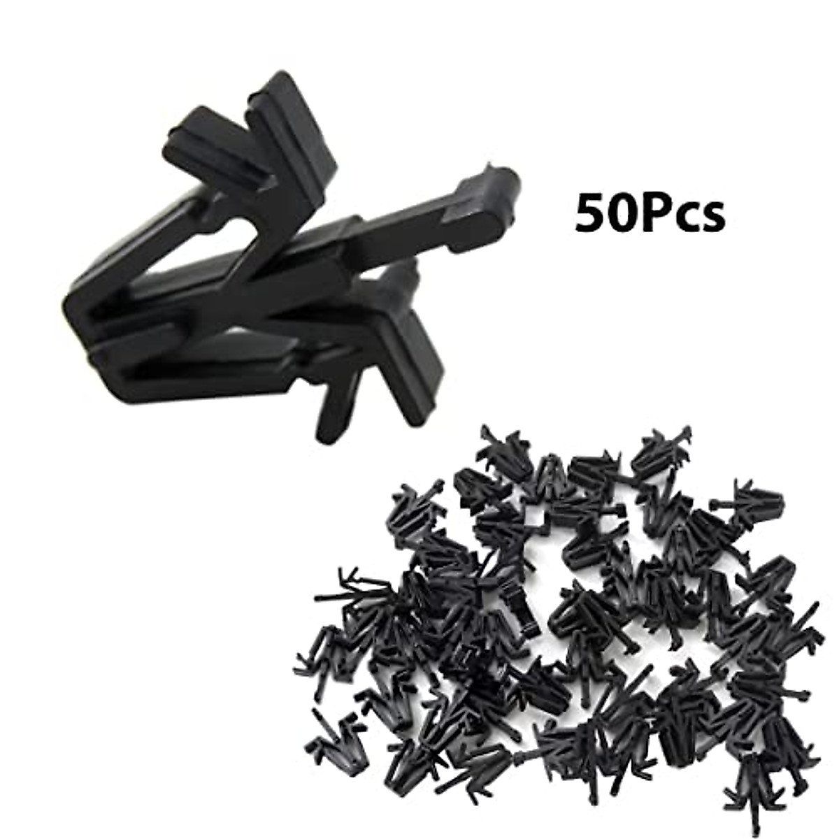 50pcs 90467-12040, 9046712040 Grille Retainer Clips for 1998 Toyota Tacoma SR5 Extended Cab Pickup 2-Door 3.4L 3378CC V6 GAS DOHC Naturally Aspirated