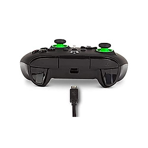 PowerA Enhanced Wired Controller for Xbox Series X|S - Green Hint, Officially Licensed for Xbox