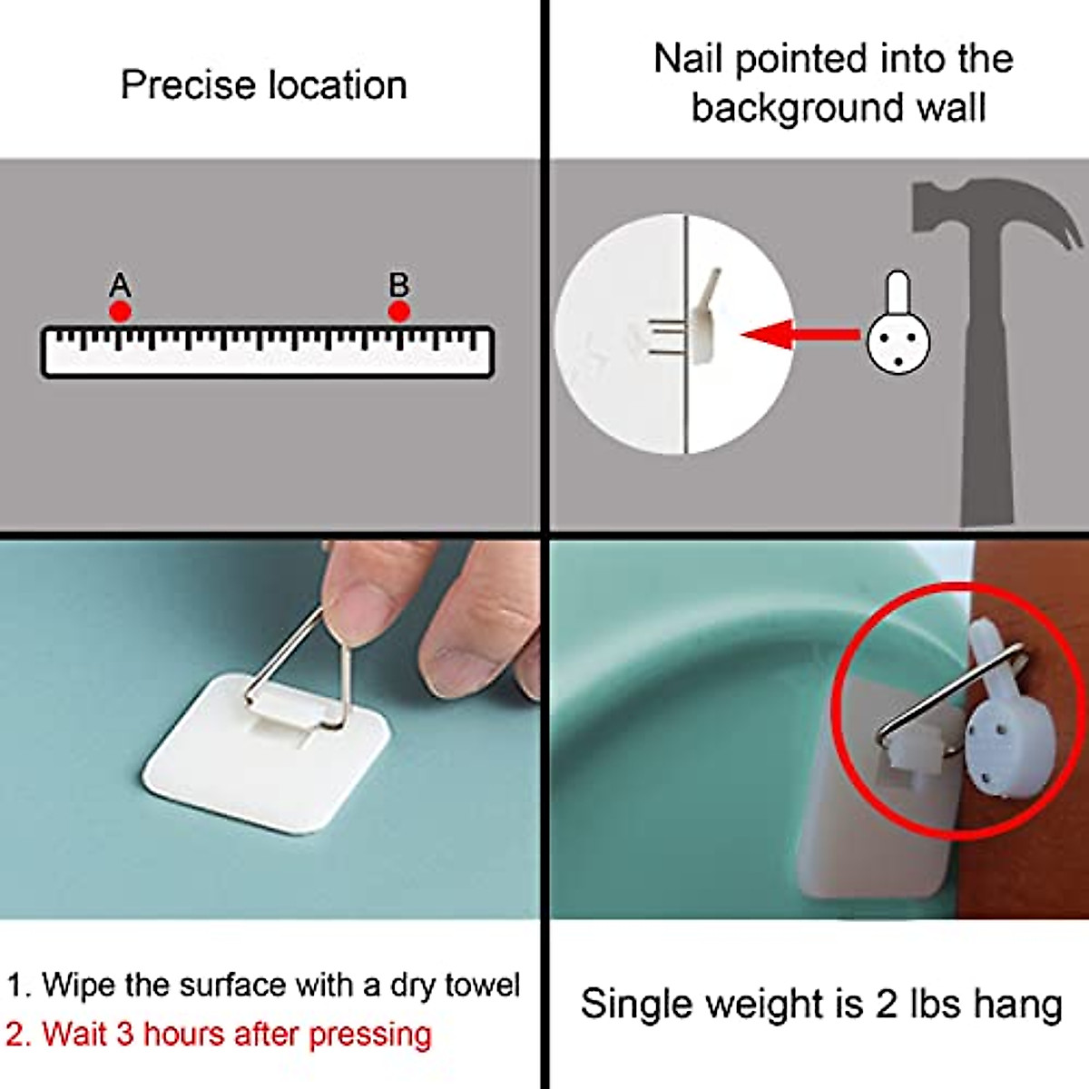 RESHANG 20set 1.25 Inch Plate Hangers for The Wall and Hangers Kit, Wall Plate Hangers for Home Office Photo Frames and Decorative Plates Board Painting, White