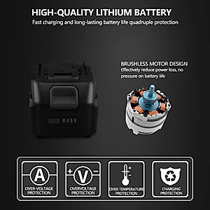 Pipe Tube Polisher Sander, ZFE 21V 28A Speed Adjustable Cordless Pipe Sander Grinder Polisher Tool Brushless Wire Drawing Machine with 1 Sanding Belt, for Burnishing Finishing Stainless Steel Pipe