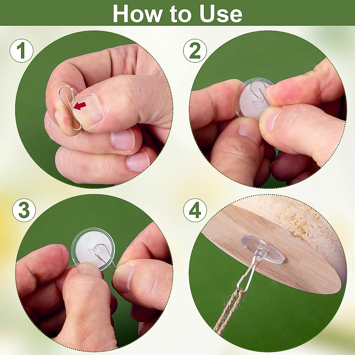 Isslly 80 Pack Adhesive Ceiling Hooks, Self-Adhesive Ceiling Hooks for Hanging, Sticky Hooks for Hanging, No-Drill Ceiling Discs with Metal Hook for Wedding, Party, Festivals Decor