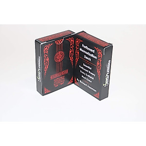 FRETBOARD MEMORIZATION DECK | 54 Guitar Flash Cards | Great Guitar Learning Gift for Guitar Players & Guitar Teachers | Guitar Music Theory | Alternative to Guitar Learning Stickers & Posters