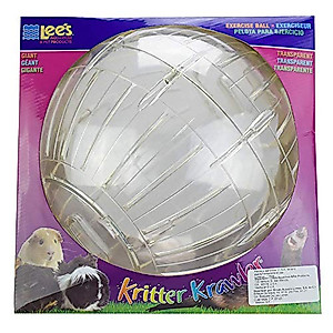 Lee's Kritter Krawler Giant Exercise Ball, 12-1/2-Inch, Clear