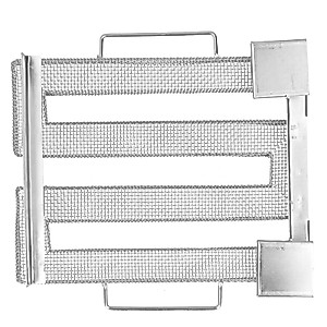 High M Shaped BBQ Cold Smoke Generator for Grilling Meat and Veggies, Stainless Steel Smoker Tray for Cold/Hot Smoking