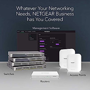 NETGEAR 24-Port Gigabit Ethernet Unmanaged PoE+ Switch (GS324PP) - with 24 x PoE+ @ 380W, Desktop or Rackmount