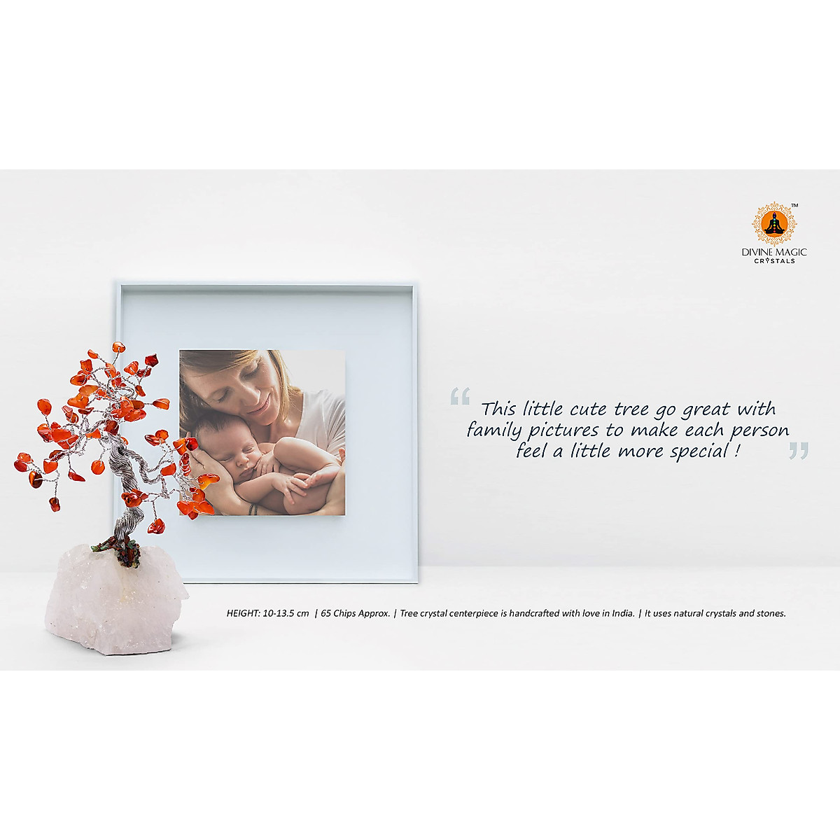 Divine Magic Carnelian Healing Good Luck Money Tree Abundance Home Decor Decoration Crystal Tree Sculpture Gift Figurine Good Health Wealth