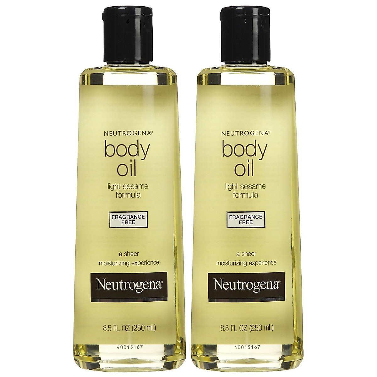 Neutrogena Body Oil, Fragrance Free, 8.5 Fl Oz (Pack of 2)