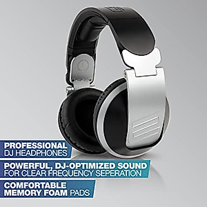 Reloop RHP-20 Premium DJ Headphones, Black