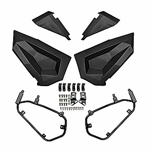 ECOTRIC 2879509 Lower Door Panels Insert Kit Compatible with 2014-2023 Polaris RZR 900 1000 XP S Turbo 2 Door W/OEM Style Frame