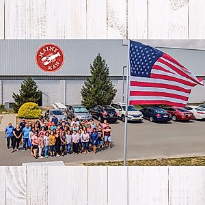 Maine Man Oyster Plate, Fine White Porcelain, 9-Inch