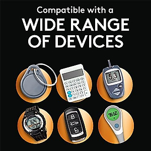 Duracell CR2032 3V Lithium Battery, Child Safety Features, 6 Count Pack, Lithium Coin Battery for Key Fob, Car Remote, Glucose Monitor, CR Lithium 3 Volt Cell