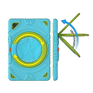 Shockproof Protective Case Hard Rugged Protective Cover Compatible with Samsung Galaxy Tab A8 Case 10.5 inch X200/X205 (2022) Tablet - Shockproof Protective Case, Carry Handle, Adjustable Shoulder Str
