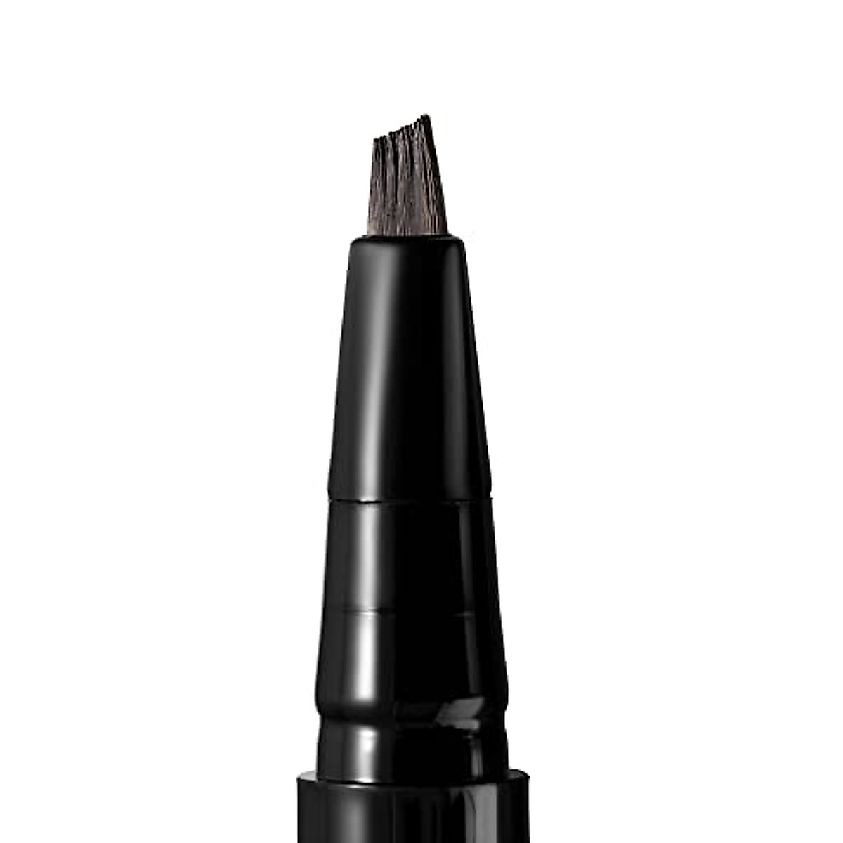 Arches & Halos Angled Bristle Tip Waterproof Brow Pen - Water Based And Smudge Proof - Fills In Sparse Eyebrows And Gives Fuller Effect - Covers Scars Or Overplucked Brows - Dark Brown - 0.051 Oz
