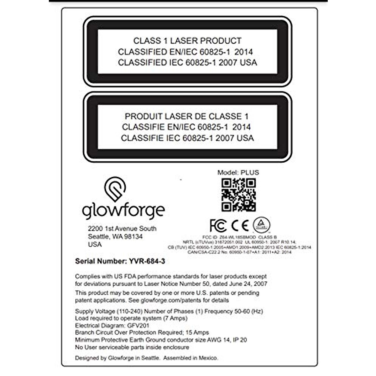 Glowforge Plus 3D Laser Printer – The Fast, Easy, and Powerful Tool for Wood, Leather, Craft, Paper, Fabric, and DIY. The Ultimate Hobby Laser Cutting & Engraving Machine