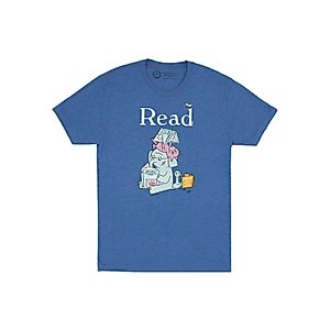 Out of Print Men's Elephant and Piggie Read T-Shirt Large