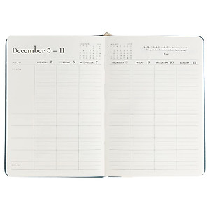 myAgenda Mini Day Planner 2023 Agenda (Runs through December 2023). 18 Months. Weekly View, Monthly View and Yearly. Back to School. Student Agenda (Chestnut)