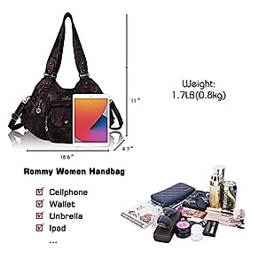 Angel Kiss Purses and Handbags for Women Large Tote Bag Soft PU Leather Multi-Pocket Hobo Shoulder Bags