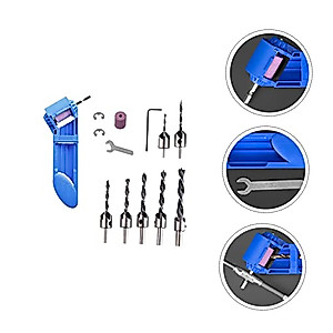 BETOOKY Portable Grinder 1 Set Burr Device Set Electric Tool Diamond Drill Bit Electric Sharpener Drill Bit Sharpening Tool Power Woodwork Drill Grinder Drill Sharpener Polisher