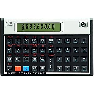 Quality HP12C Finance Calculator By HP Calculators