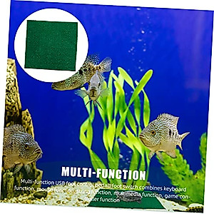 EXQUIMEUBLE Turtle Terrace Mat Garden Turf Decorations Turtle Basking Platform Turf Yard Turf Artificial Grass Turf Simulation Grass Garden Turf Carpet Lawn Turf Fish Tank Turtle Tank Resin