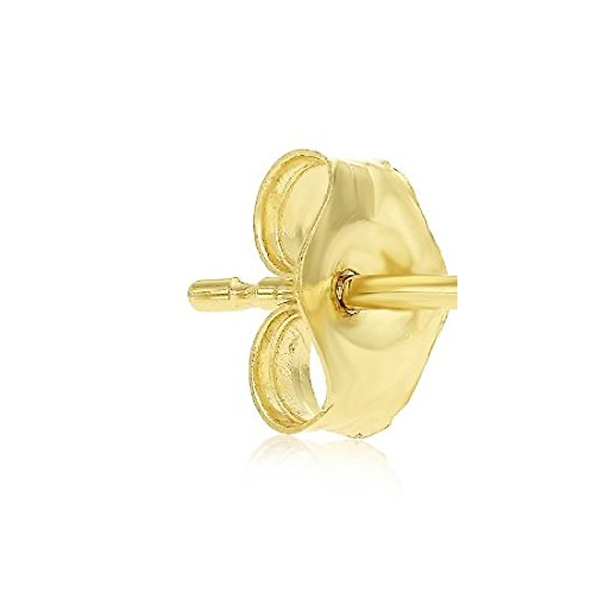 14k Yellow Gold Freshwater Cultured Drop Pearl Earring (Pink)