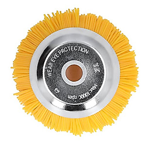 Cyllde 25mm Nylon Wheel Brush Trimmer High Hardness Nylon Manganese Steel Wire Patio Garden Trimmer Head