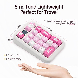 CoolKiller Rococo Hot Swappable Mechanical Numeric Keypad Num Pad for Laptop, PC, Desktop, Notebook