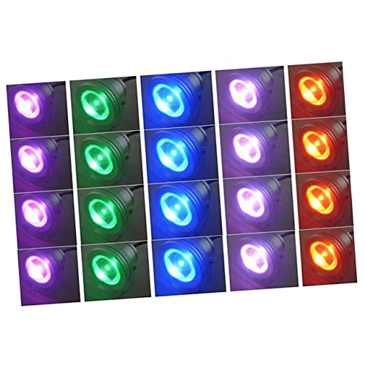 LABRIMP Remote Party Home Spot Bar Xmas Underwater Lamp LED Lighting W Control Changing for Seven Fountain Wedding Decor Day Lamps Lights Pool Water Waterfall Garden Light Black